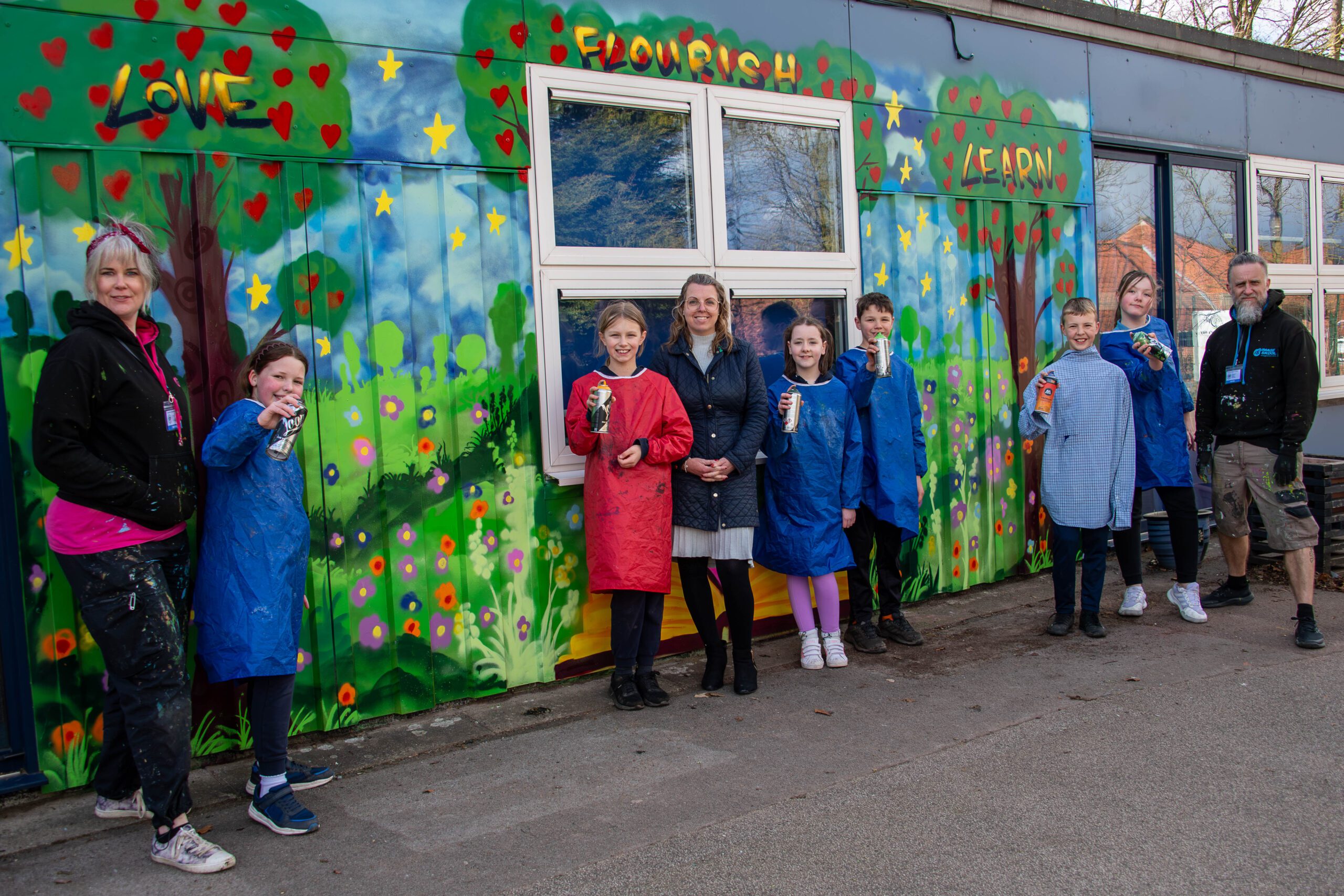 Graffiti artwork brightens up St Mary’s C of E Primary School in ...